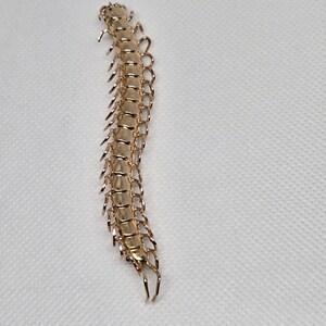 Vintage 14k Solid Gold Centipede Brooch: Statement Jewelry - Etsy