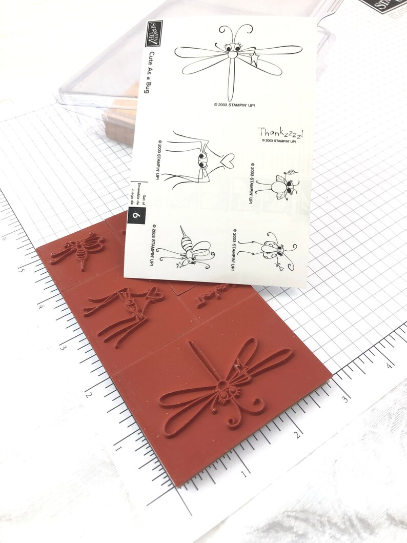 Choice Cute as A Bug Stampin UP Rubber Stamp Set Something | Etsy