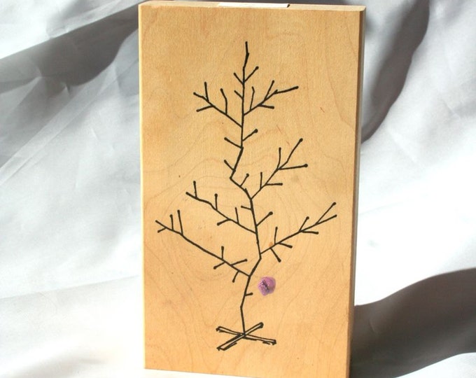 Tree Rubber Stamp Christmas Tree Rubber Stamp Wood Mounted - Etsy