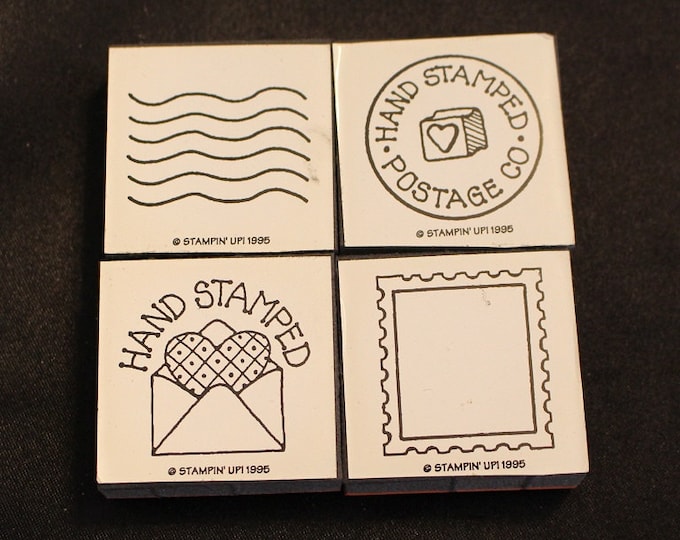 Postage Stampin UP Rubber Stamp Set Retired Stampin up Rubber - Etsy