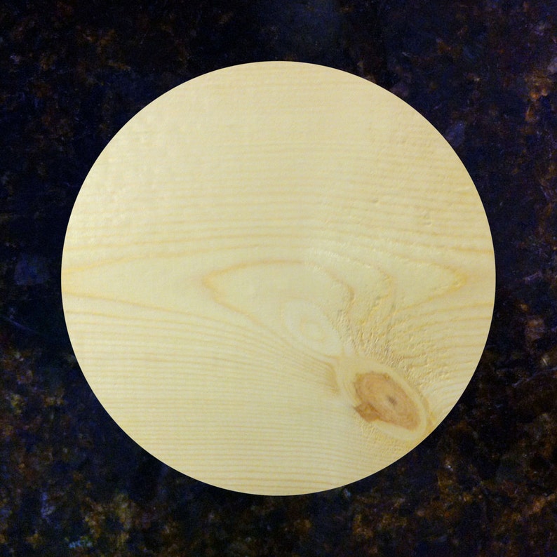 Extra Thick & Large Pine Wood Circle for Arts and Crafts | Etsy