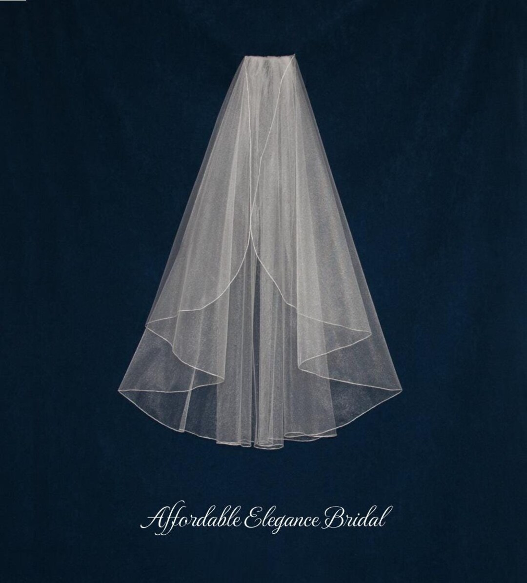Shimmer Tulle Wedding Veil, Angel Cut Veil, Rum Pink or Ivory Wedding ...