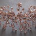 Rose Gold Hand-wired Rhinestone Spray Flexible Wedding - Etsy