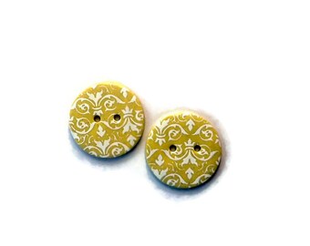 Mustard buttons | Etsy