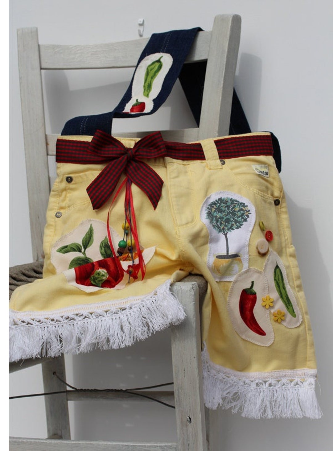 Funny Shoulder Bag in Vanilla Yellow With Legs, Unique Boho Style ...