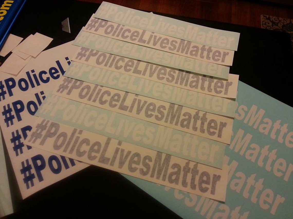 PoliceLivesMatter vehicle decal. Show your support for law | Etsy