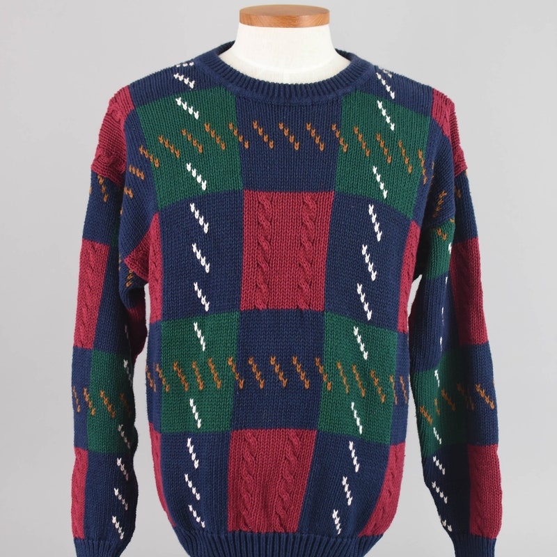 Colorblock Sweater - Etsy