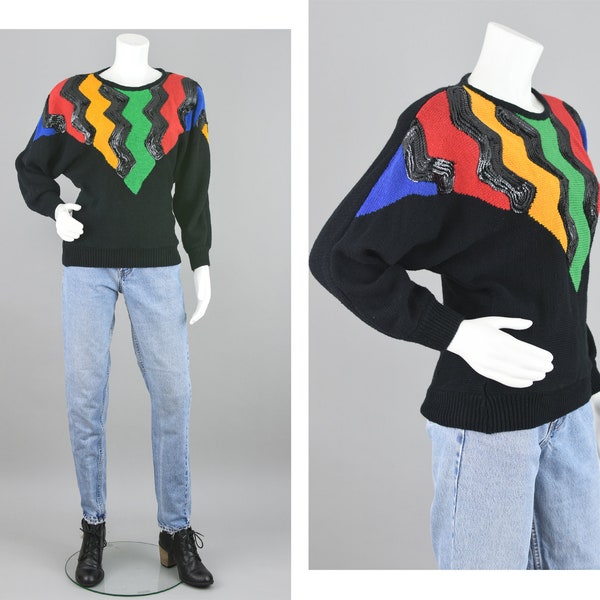 Colorblock Sweater - Etsy