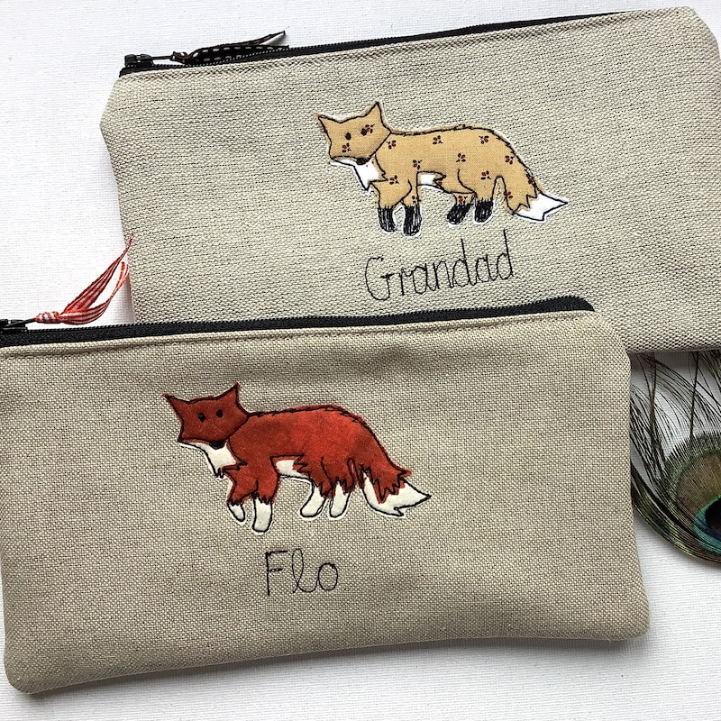 Fox Pencil Case - Etsy