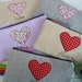 Heart Personalised Pencil Case Custom Pen Case With Choice of Wording ...