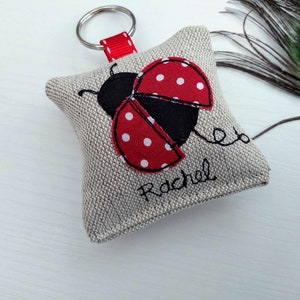 Ladybird Custom Keyring With Choice of Personalisation - Ladybug ...