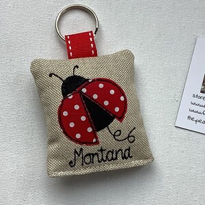 Ladybird Custom Keyring With Choice of Personalisation - Ladybug ...