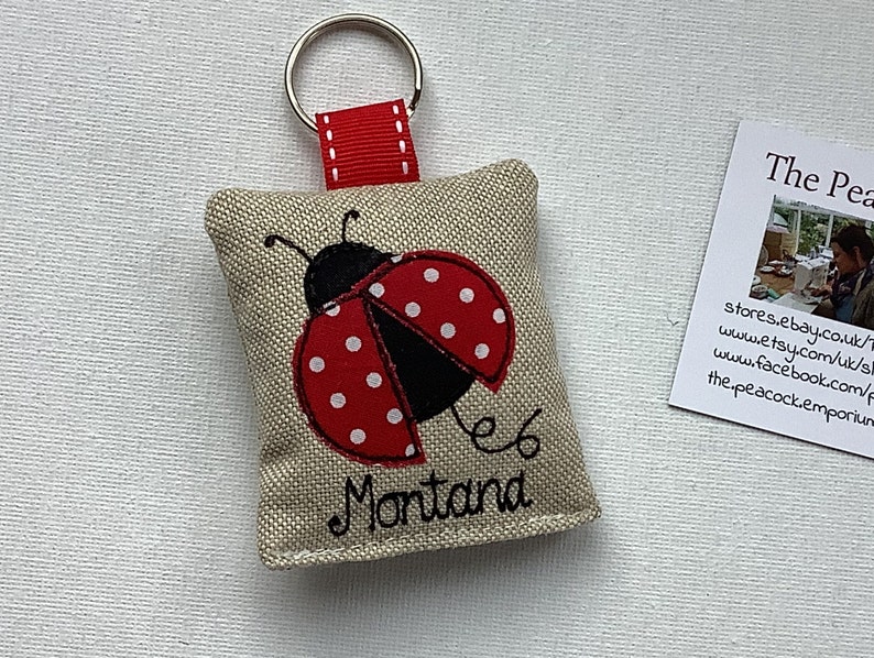 Ladybird Custom Keyring With Choice of Personalisation - Ladybug ...