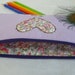 Heart Personalised Pencil Case - Custom Pen Case With Choice of Wording ...