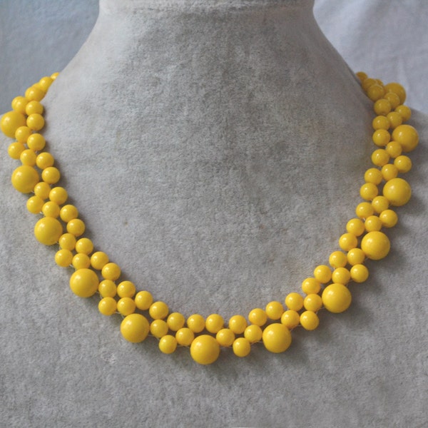 Yellow Necklace - Etsy