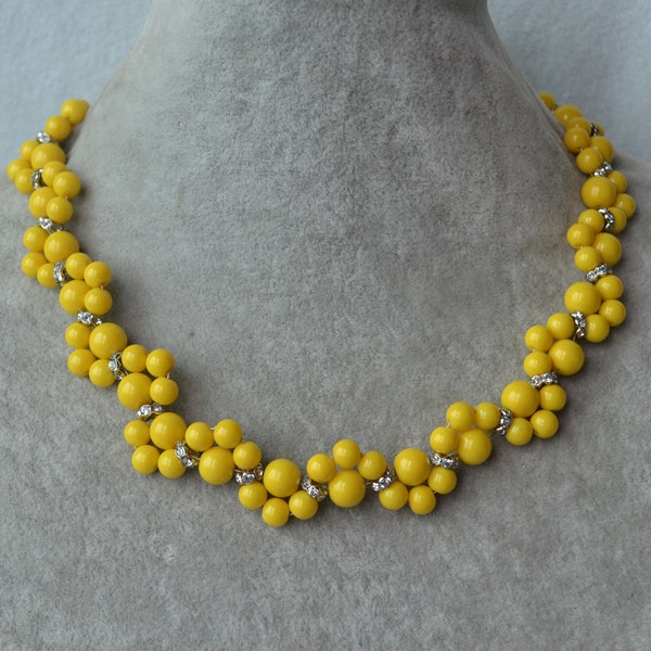 Yellow Necklace - Etsy
