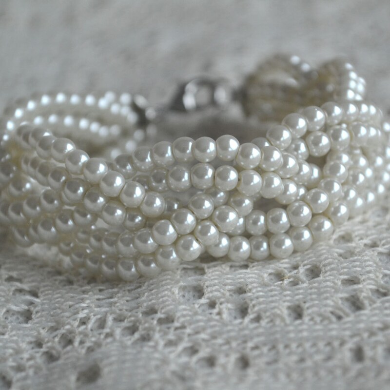 5 Row Bracelet - Etsy