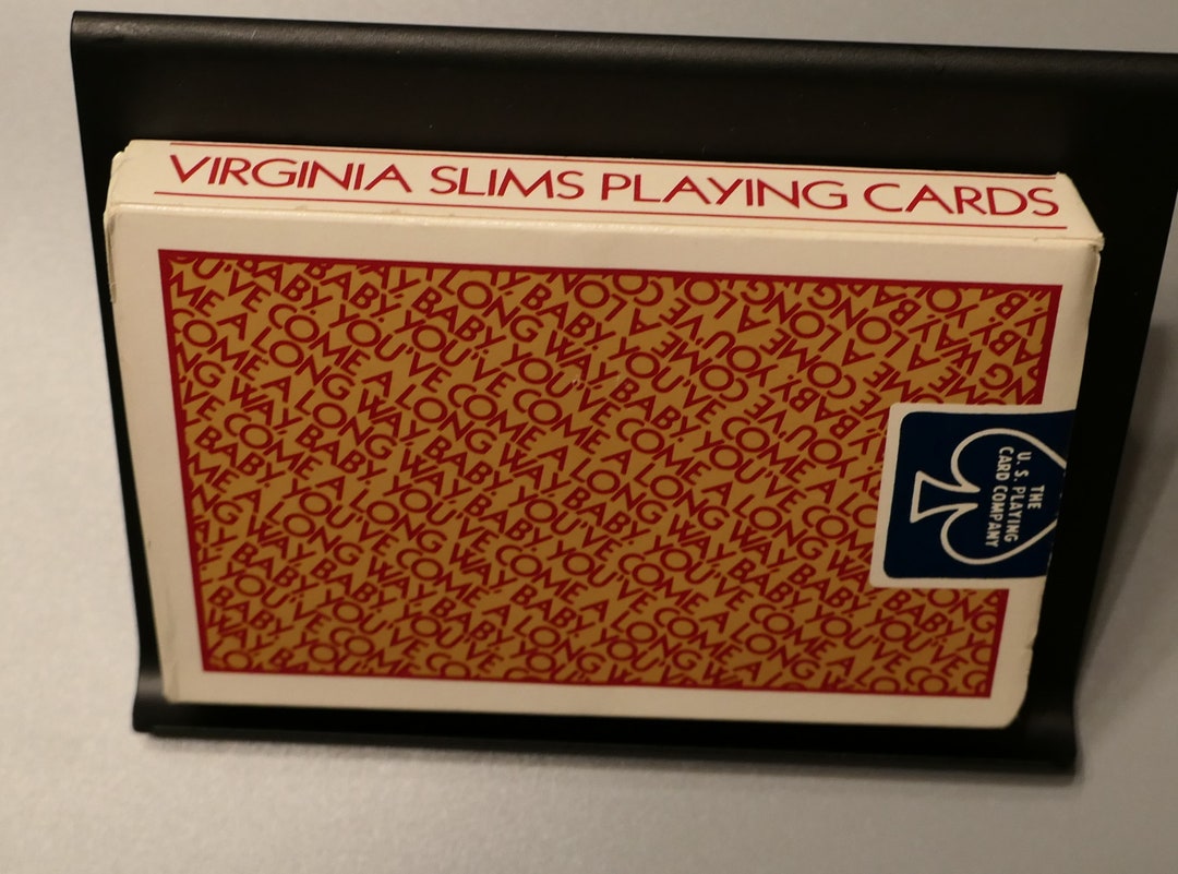 1985 Virginia Slims Playing Cards 2 Decks With Sleeve Advertising ...