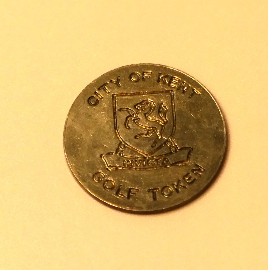 Vintage Golf Token – City of Kent - Etsy