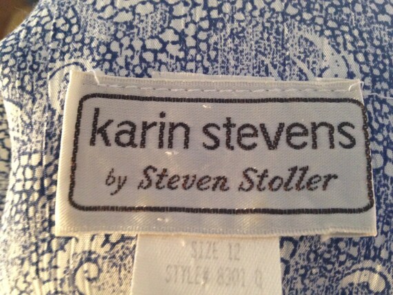 Karin Stevens Vintage Dress // Designer Clothing // S… - Gem