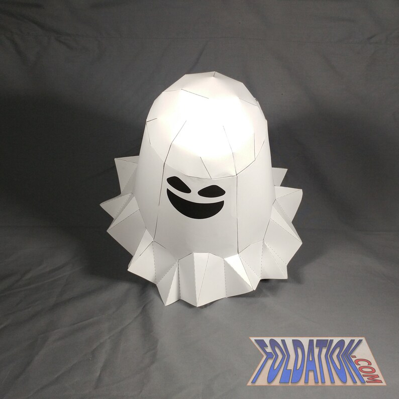 DIY Burial Shroud Apparition Kit - Cartoon Ghost Cardmodel - Etsy