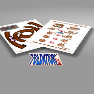 DIY Poop Emoticon Cardmodel Poomoji Papercraft - Etsy