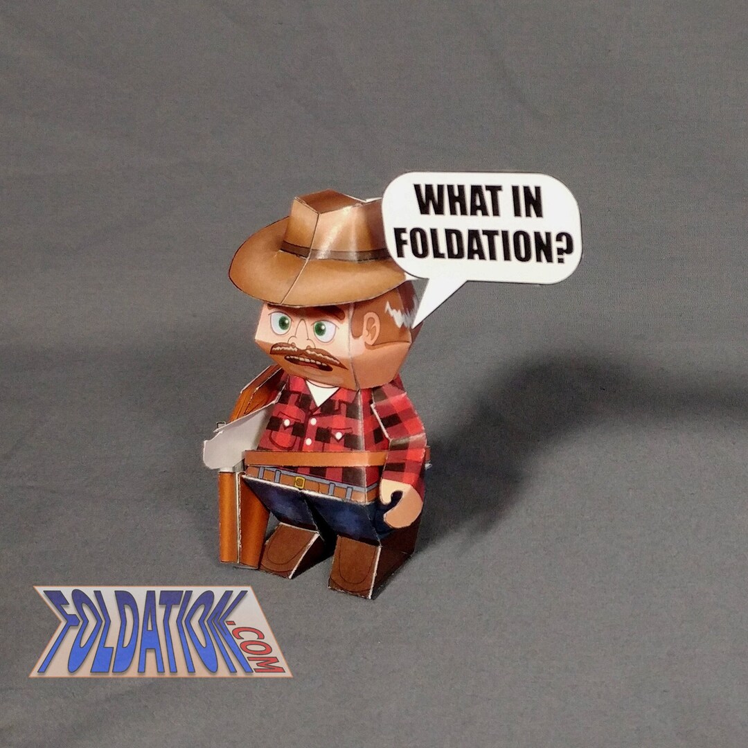 DIY Cowboy - Simple Cowpoke Papercraft - Bent-f Ranch Farmhand - Robert ...