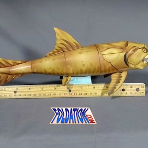 DIY Dunkan - Dunkleosteus Papercraft - Phanerozoic Phantasms - Devonian ...