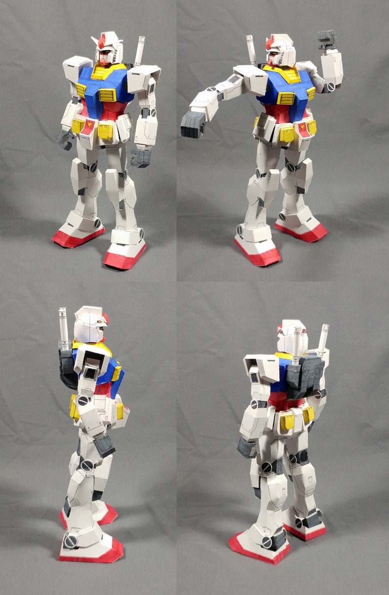 DIY Gundam Mecha Papermodel Appropriate Mangalations Gandamu Robot ...