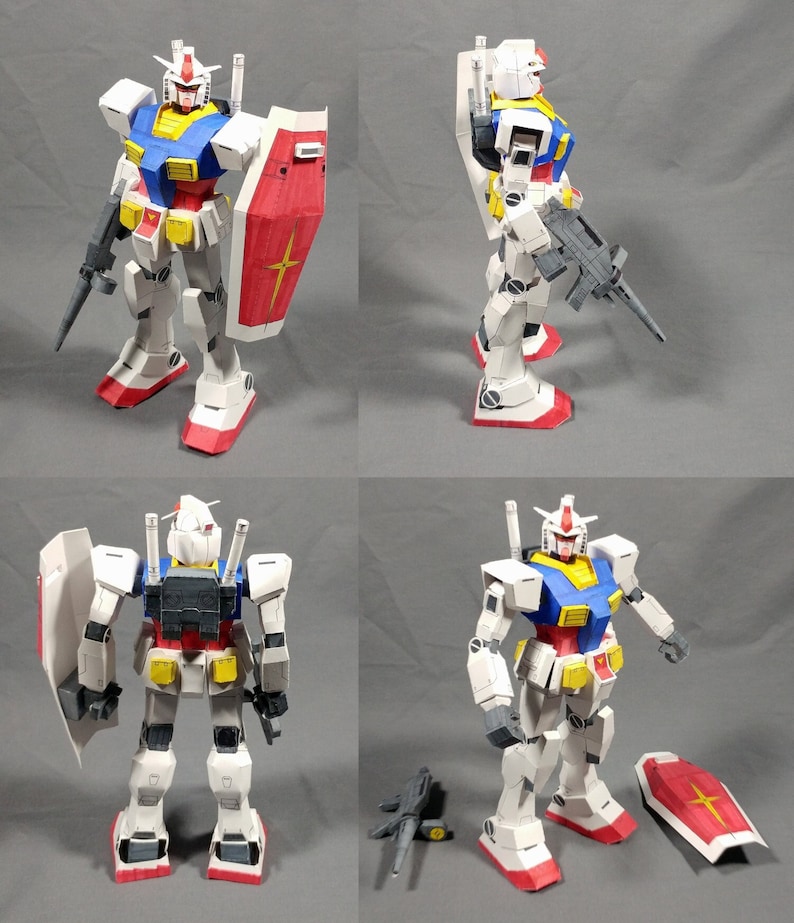 DIY Gundam Mecha Papermodel Appropriate Mangalations Gandamu Robot ...