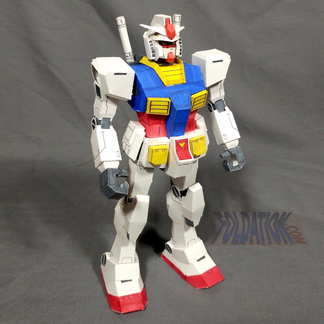 DIY Gundam Mecha Papermodel - Appropriate Mangalations Gandamu Robot ...