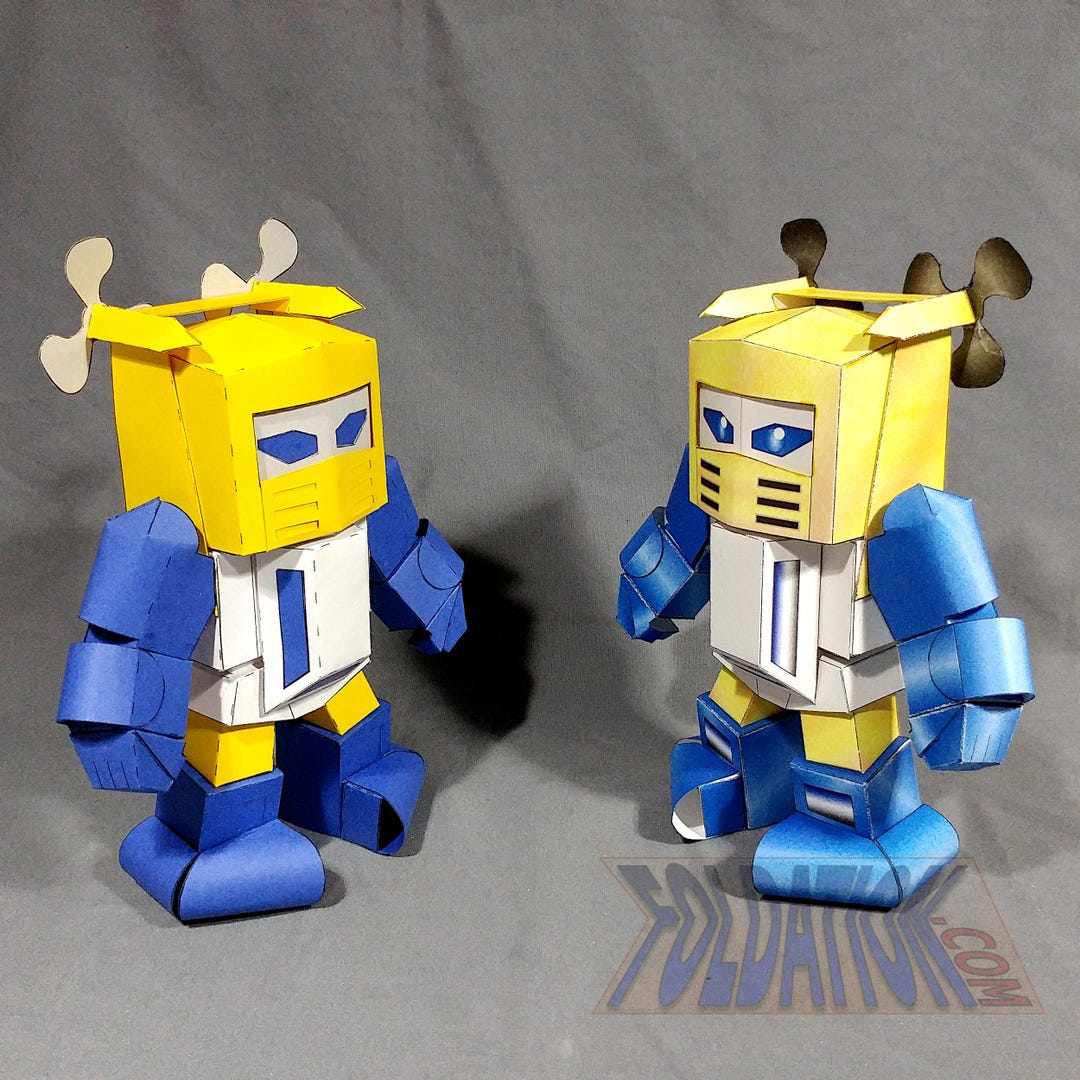 DIY Watercress Cardmodel - Hovercraft Cyberdroid Papermodel - Heroic ...