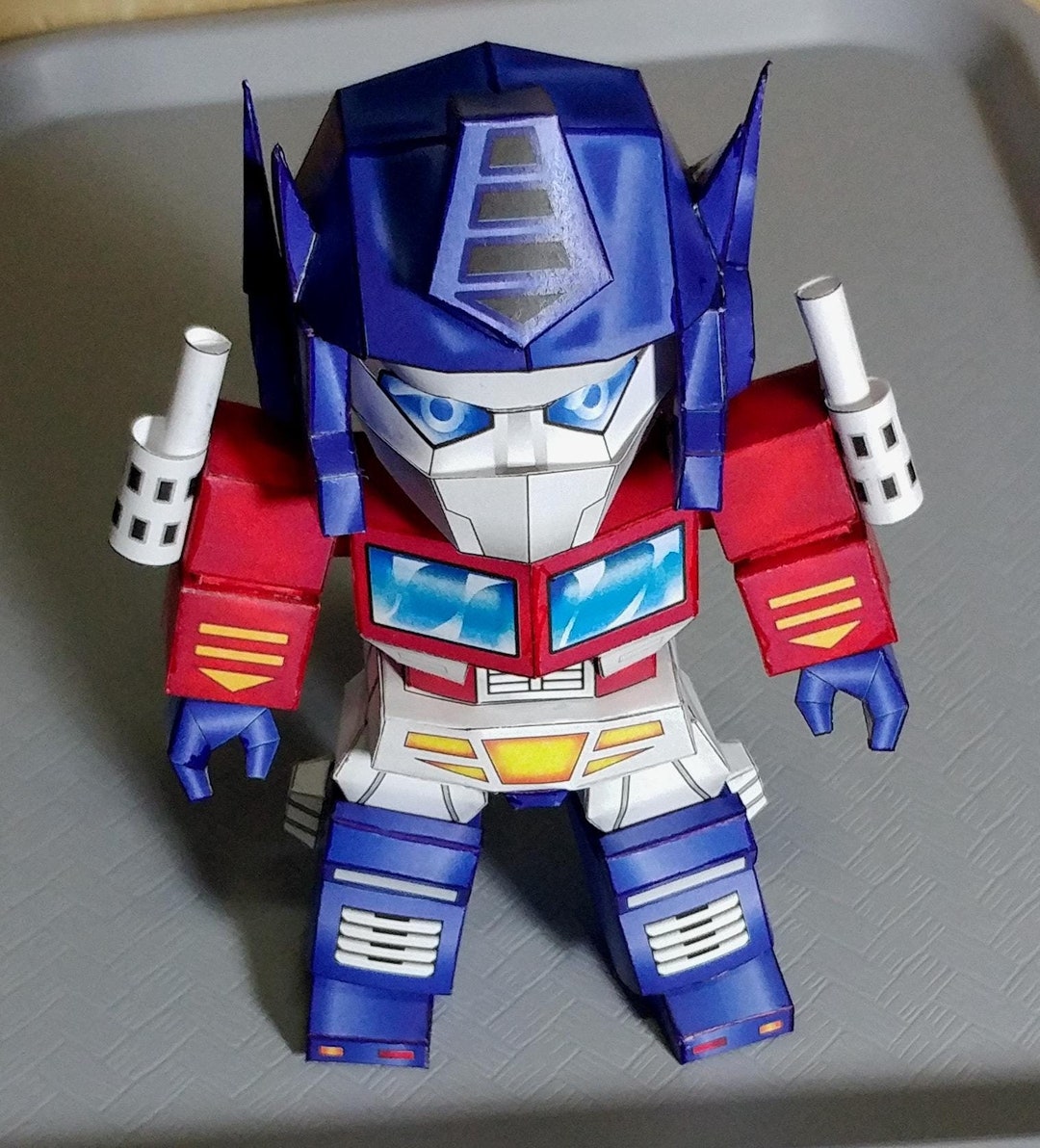 DIY SD Konboi Kit - Chibi Truck Robot Cardmodel - Super Deformed Cute ...