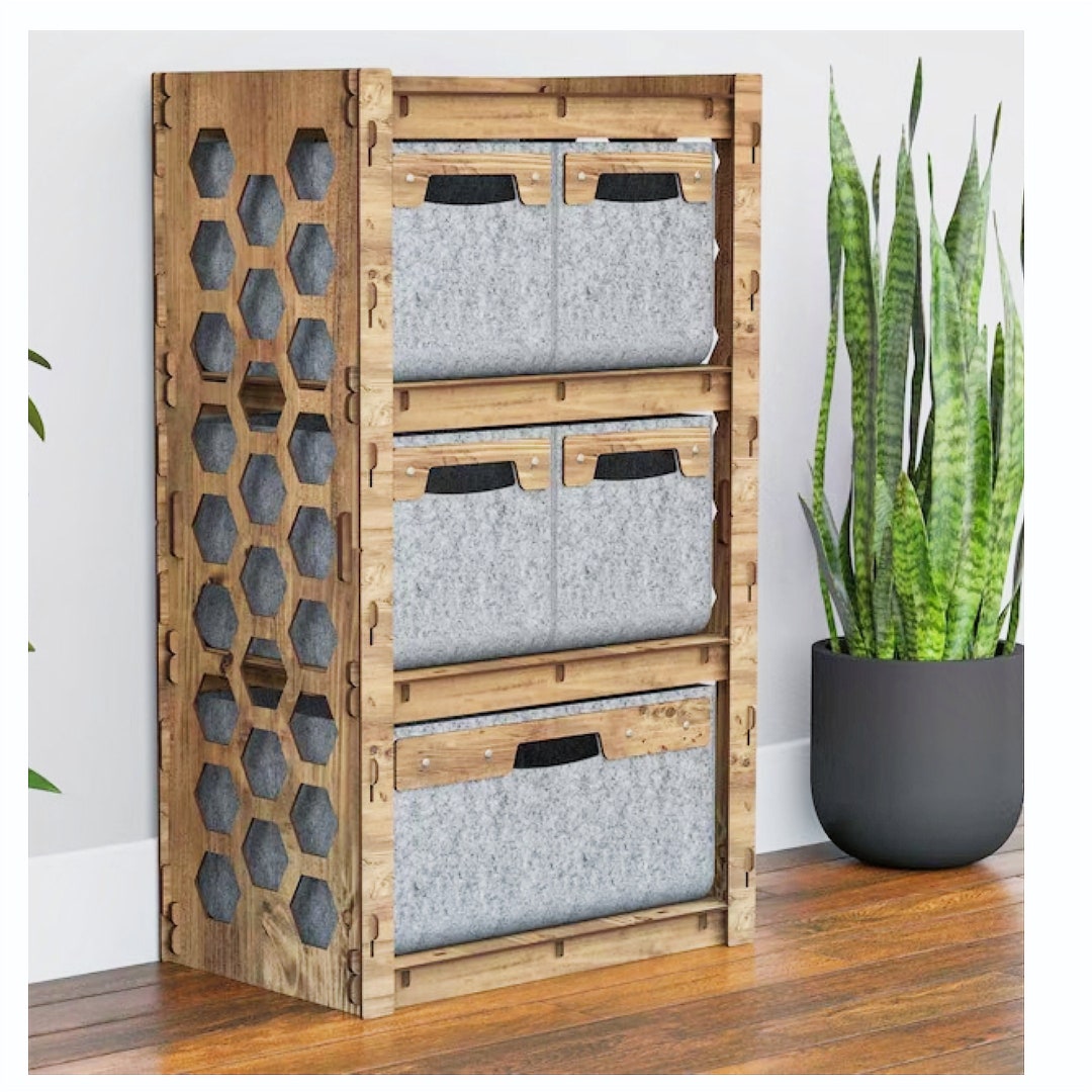 Storage Cabinet With Storage Baskets, Housewarming Gifts, Storage ...