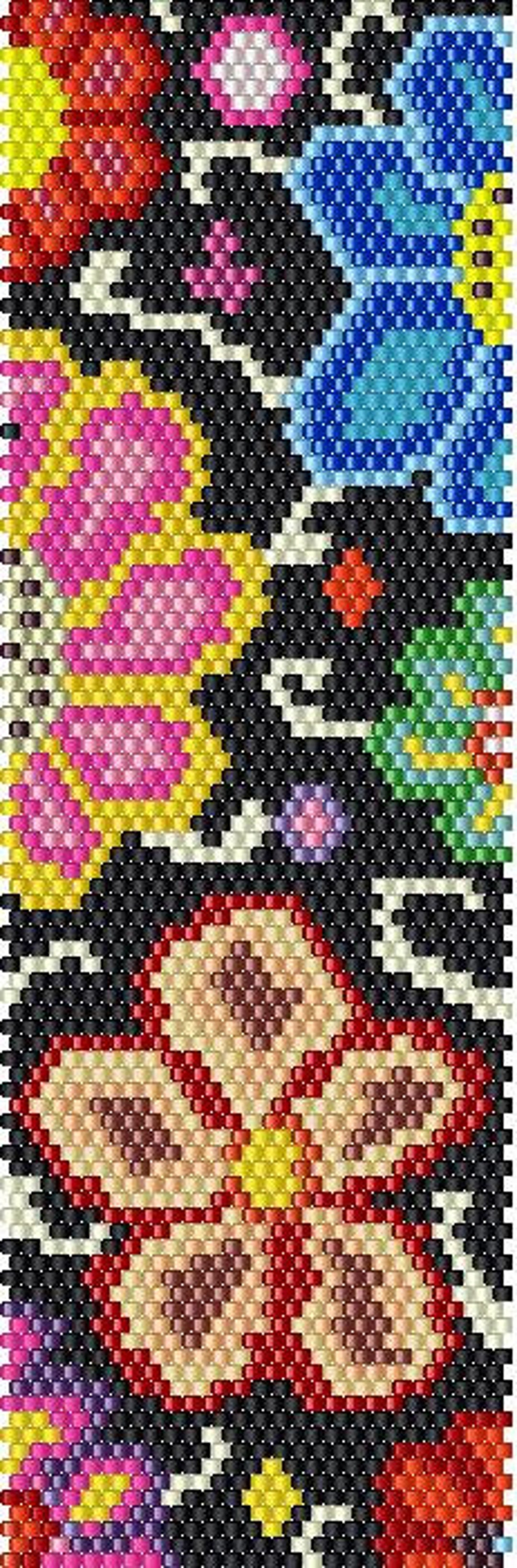 FANTASY Flower:brick Stitch Pattern - Etsy