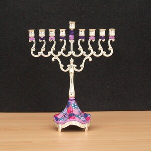 Hanukkah, Polymer Clay Gifts, Menorah, Judaica, Hanukkah Gift, Made in ...