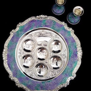 Passover Seder Plate, Modern Judaica Design, Pesach Serving Dish ...