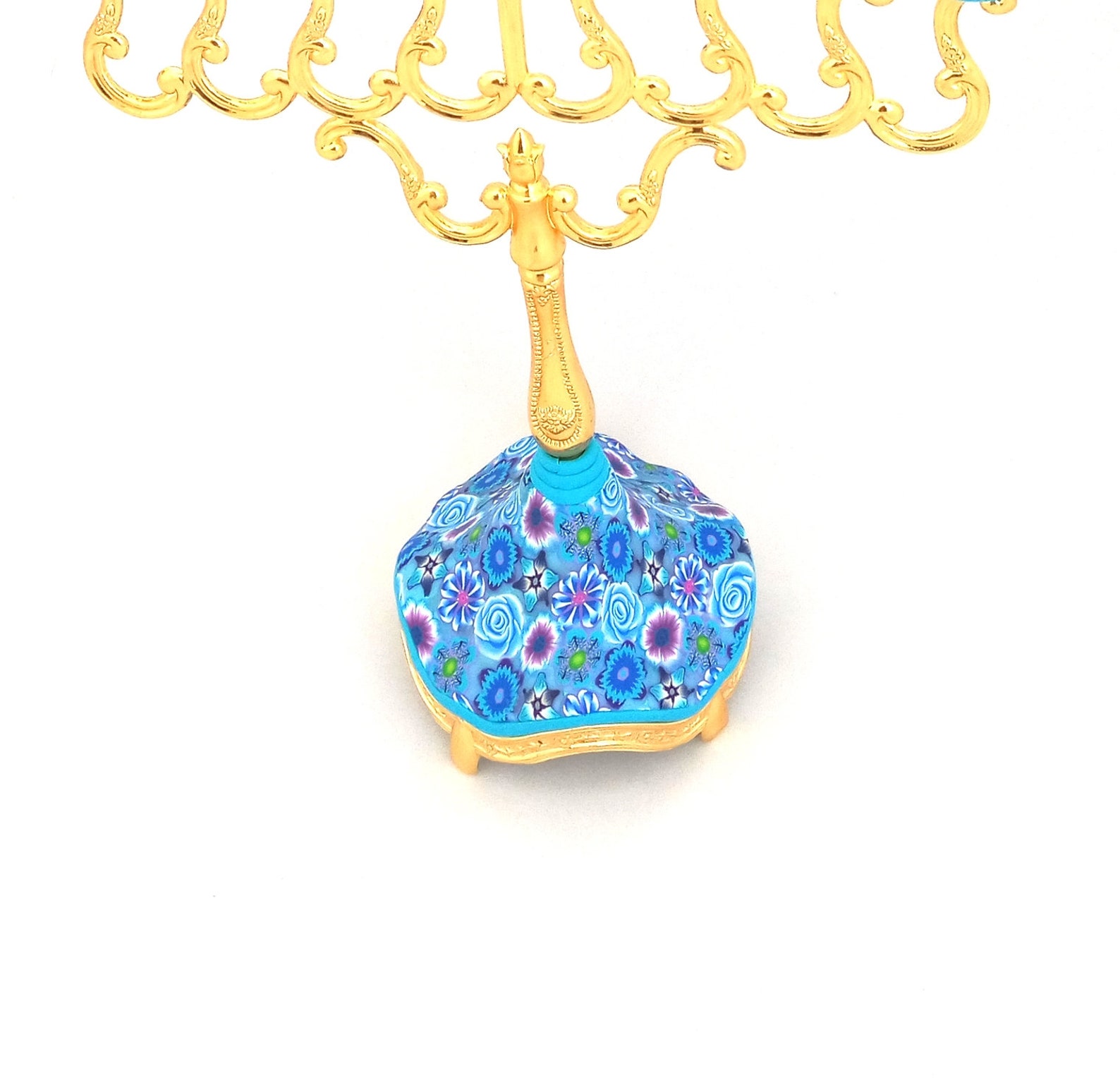 Hanukkah Menorah Judaica Polymer Clay Gifts Jewish Wedding - Etsy