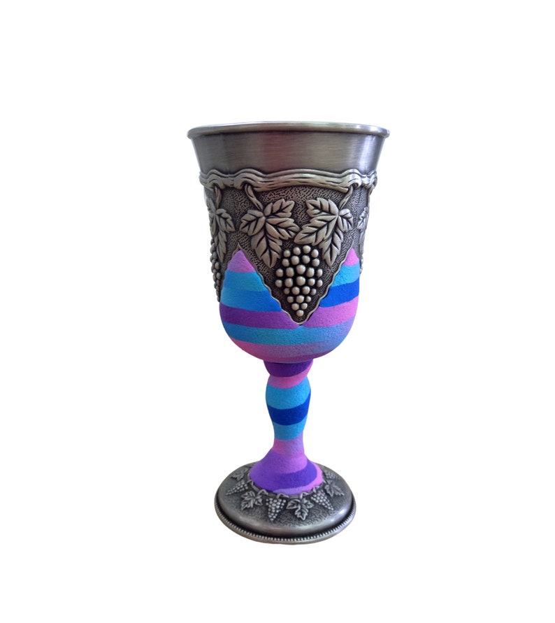 Wine Cup Kiddush Cup Goblet Judaica Jewish Gift Shabbat - Etsy