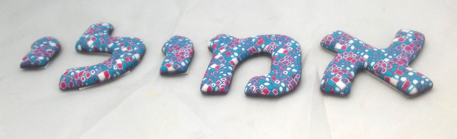 Jewish Baby Gift Hebrew Letters, Nursery Decor, Door Sign, Hebrew Name ...