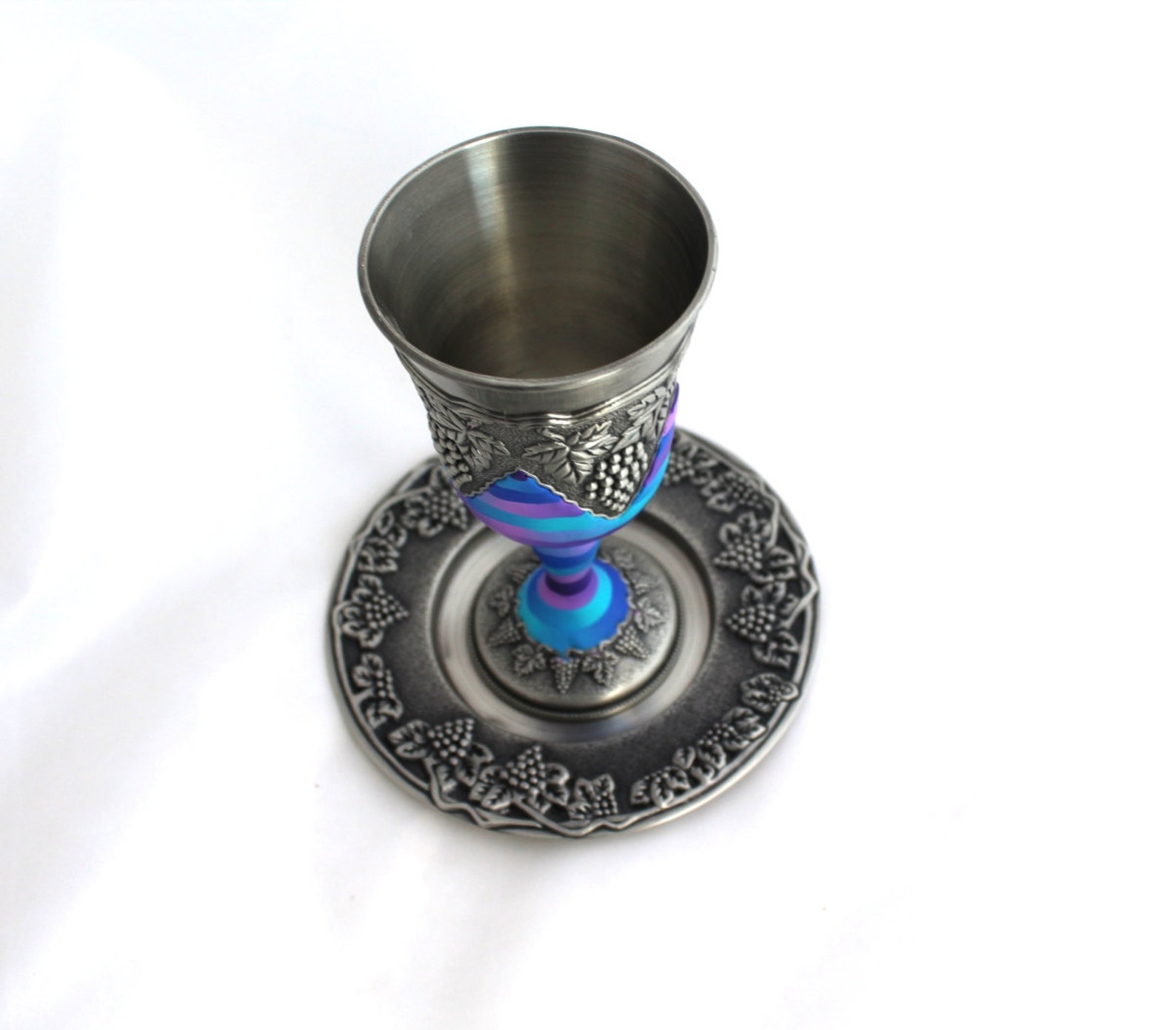 Wine Cup Kiddush Cup Goblet Judaica Jewish Gift Shabbat - Etsy