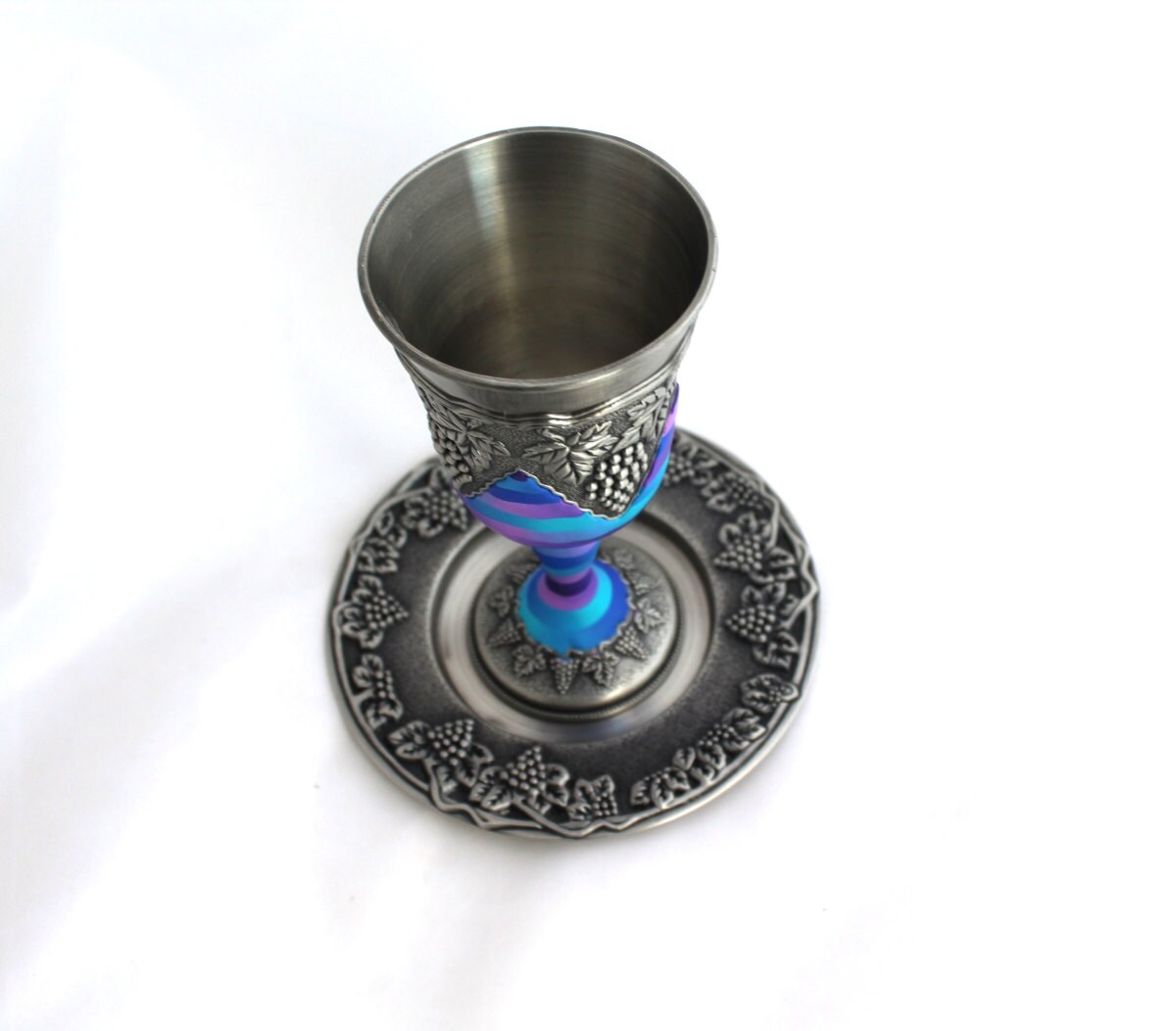 Wine Cup Kiddush Cup Goblet Judaica Jewish Gift Shabbat | Etsy