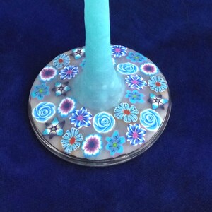 Blue Goblet, Wine Glasses, Table Decoration, Shabbat Kiddush Cup ...