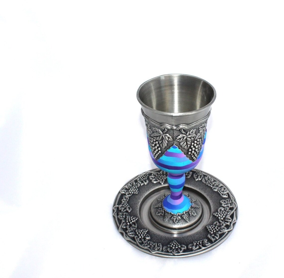 Wine Cup Kiddush Cup Goblet Judaica Jewish Gift Shabbat - Etsy