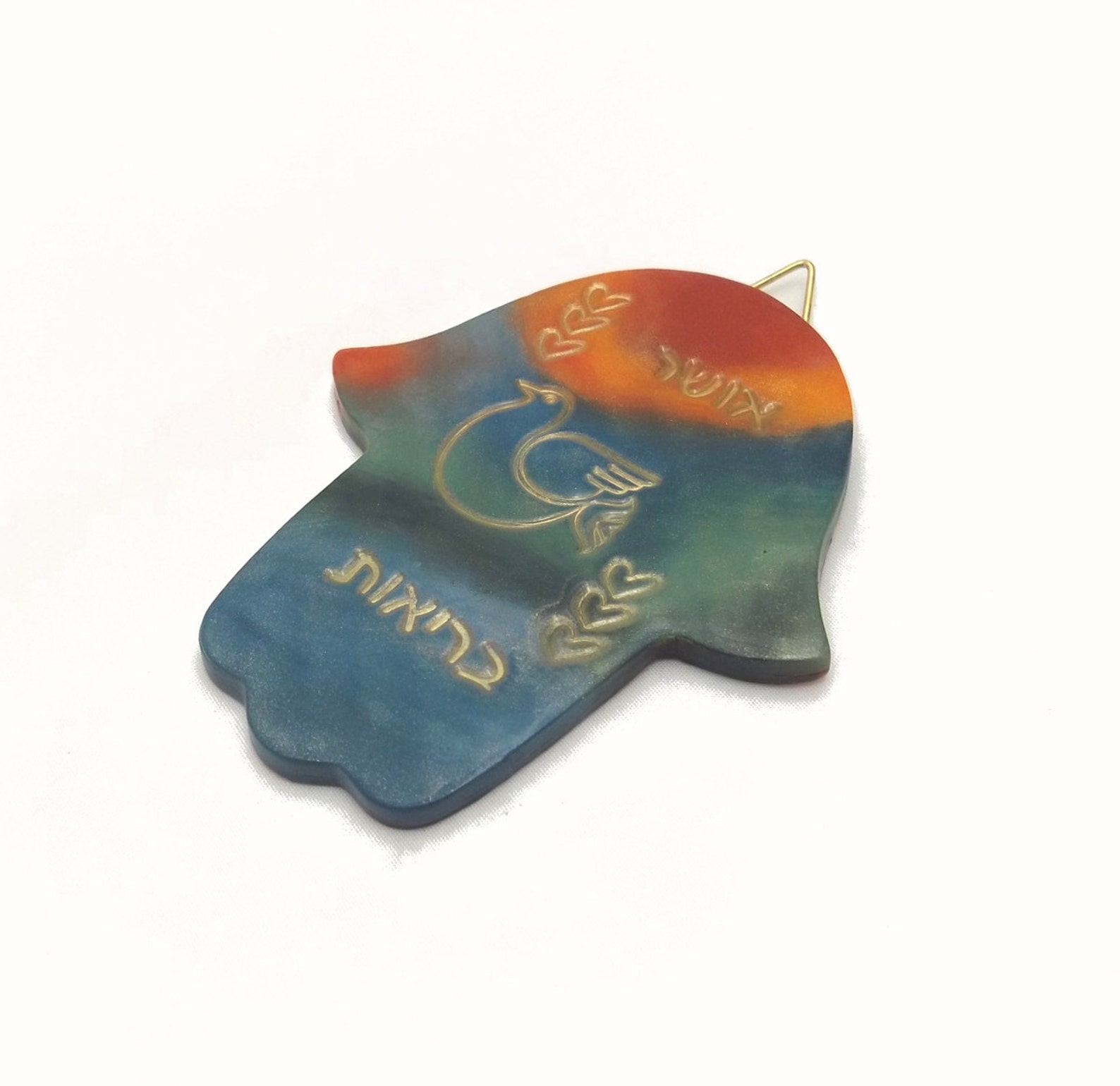 Hamsa Wall Hanging, Hamsa Art, Good Luck Gift, Hamsa Hand, Spiritual ...