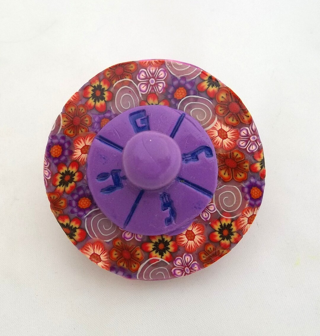 Dreidel, Spinning Top, Hanukkah, Judaica, Polymer Clay Gifts, Chanukah ...