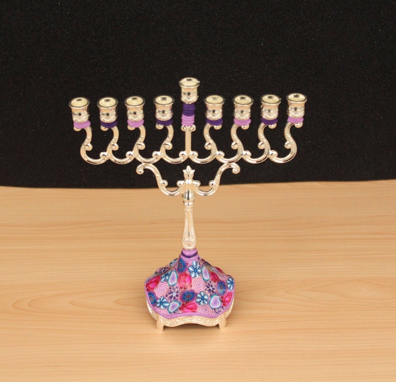 Hanukkah Polymer Clay Gifts Menorah Judaica Hanukkah Gift | Etsy