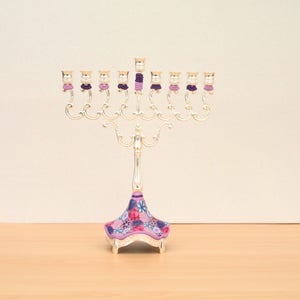 Hanukkah, Polymer Clay Gifts, Menorah, Judaica, Hanukkah Gift, Made in ...