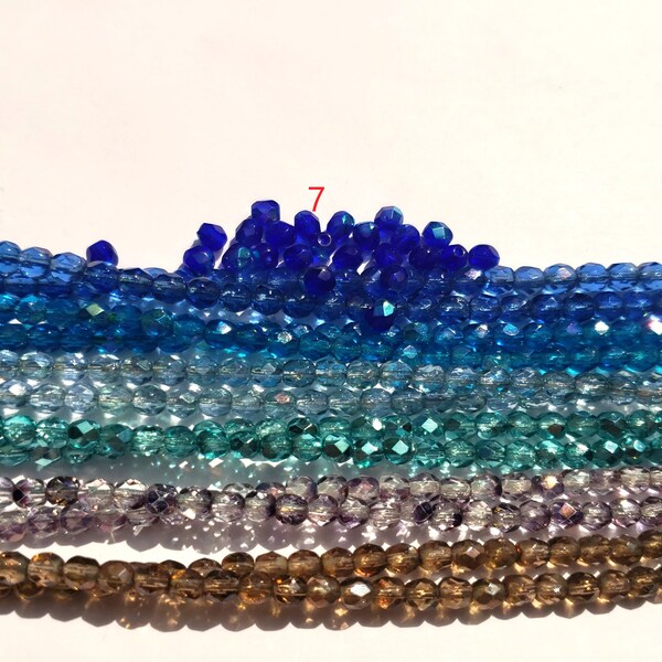 Fire Polished Beads - Etsy