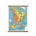 NORTH AMERICA - Pull Down Wall Map - Etsy